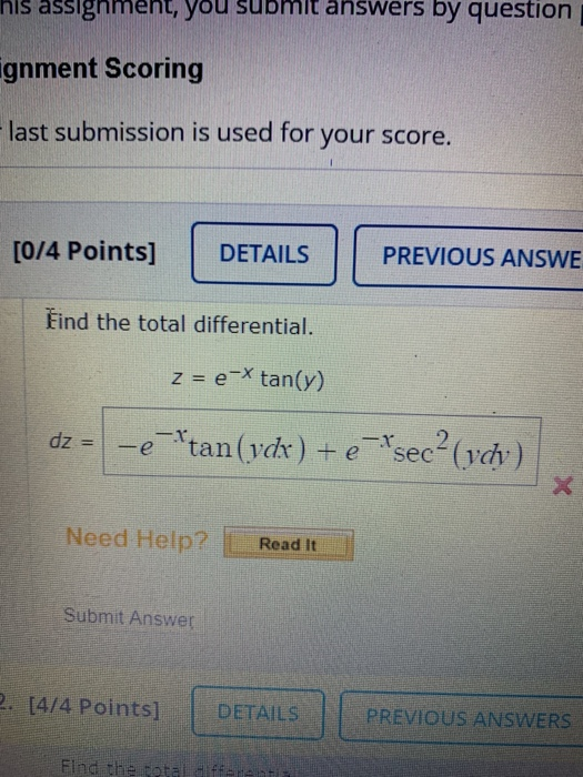 Solved his assignment, you submit answers by question gnment | Chegg.com