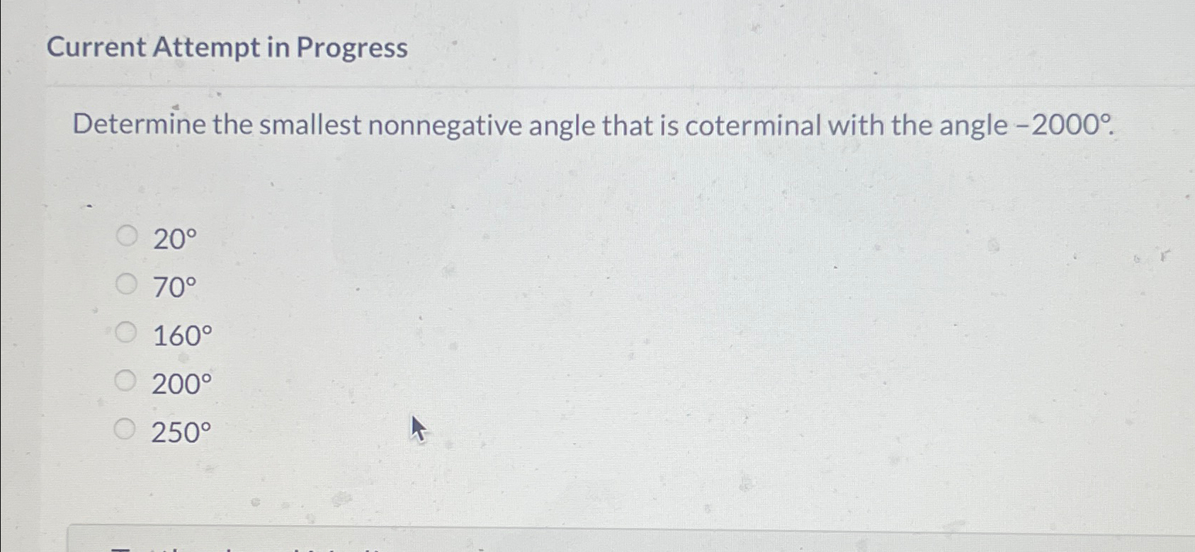 Solved Current Attempt in ProgressDetermine the smallest | Chegg.com