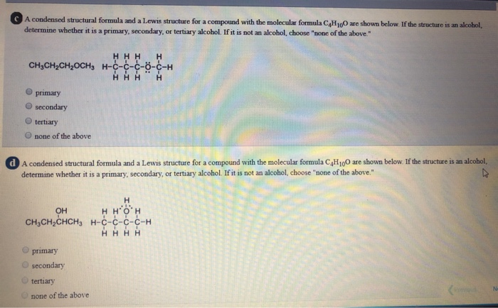 Solved a There are four alcohols with the molecular formula | Chegg.com