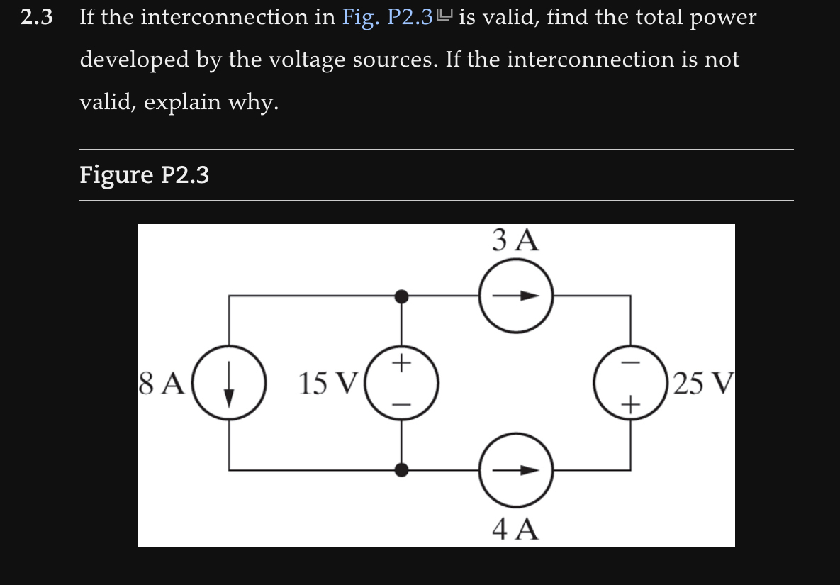 Solved 2 3 ﻿it The Interconnection In Fig P2 3 ⊔ ﻿is Valid