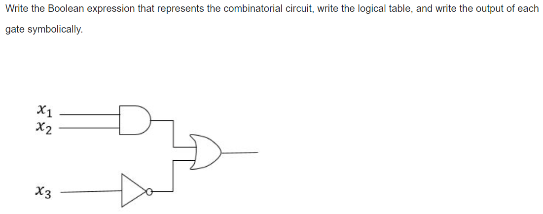 Solved Write the Boolean expression that represents the | Chegg.com
