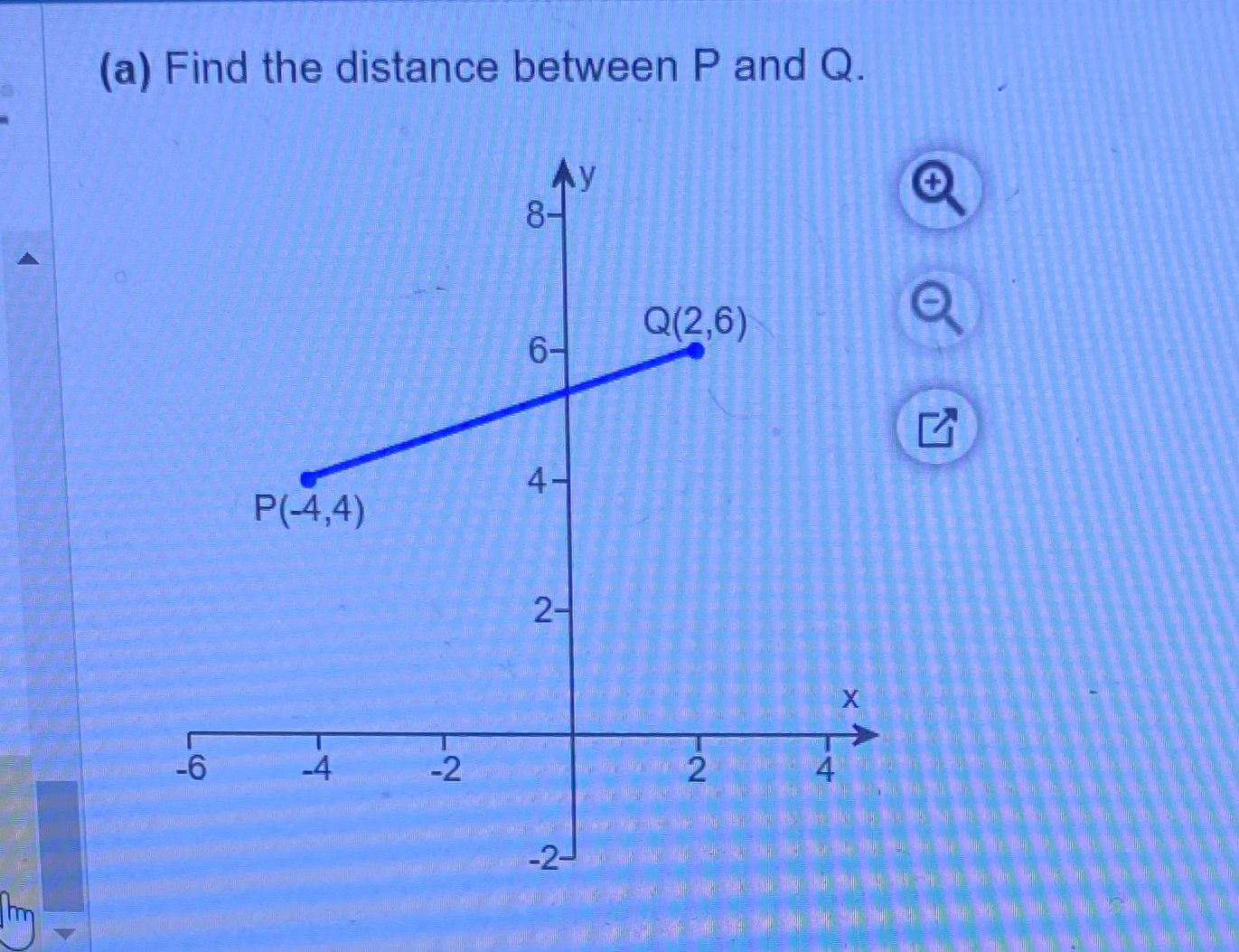 Solved (a) ﻿Find the distance between P and Q. | Chegg.com
