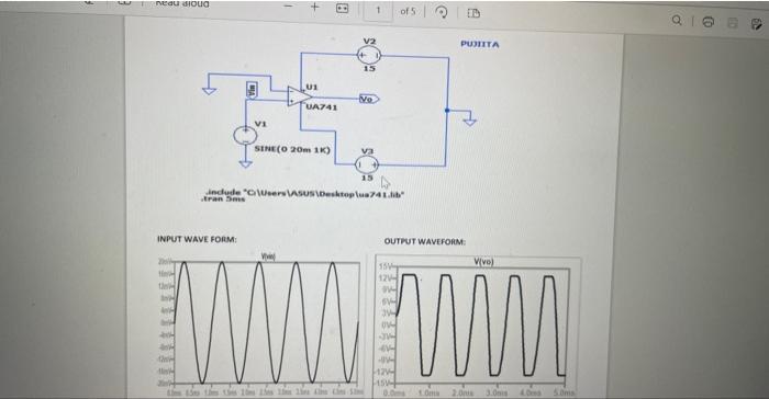 Solved explain the output waveforms obtained in two cases if | Chegg.com