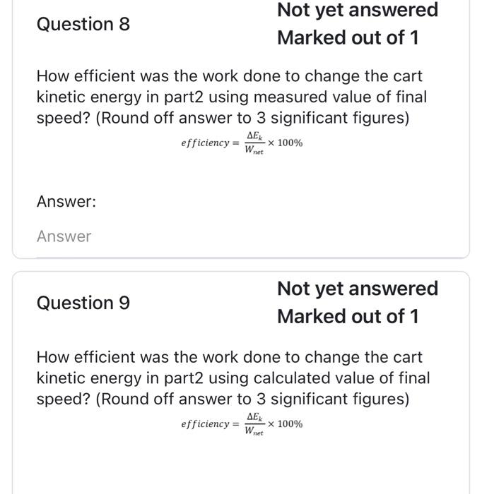 Solved Investigation 3: work and energy Essential questions: | Chegg.com