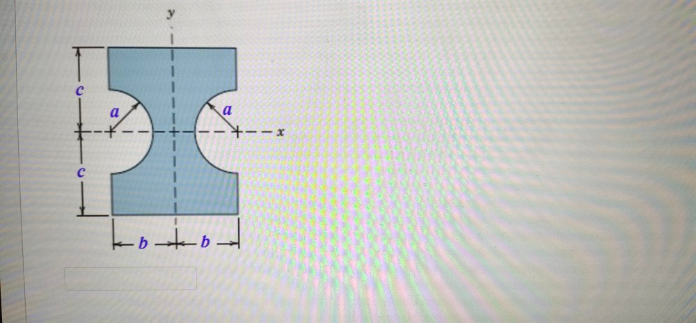 Solved Determine the moment of inertia (cm4) of the given | Chegg.com