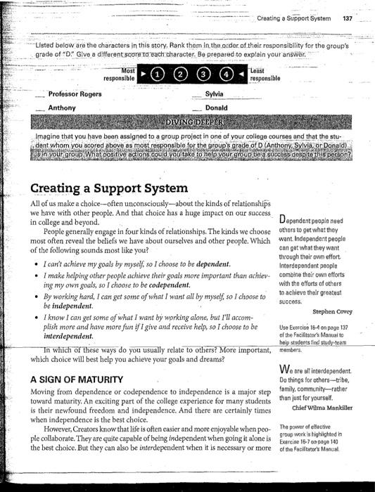 Solved First, read the document that contains the story. The | Chegg.com