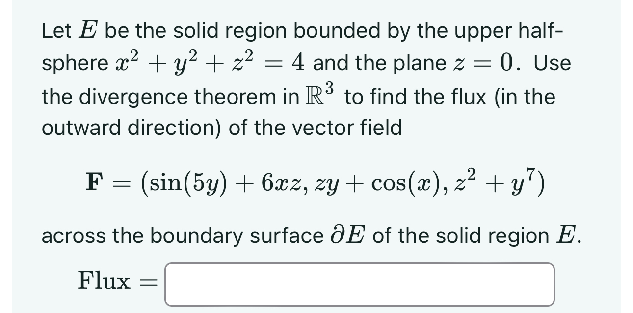 Solved Let E ﻿be the solid region bounded by the upper | Chegg.com