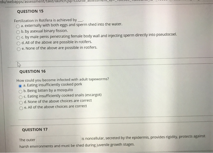 Solved edu/webapps/assessment/take/lal QUESTION 15 | Chegg.com