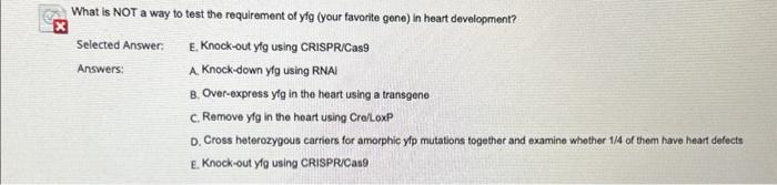 Solved What is NOT a way to test the requirement of yfg | Chegg.com