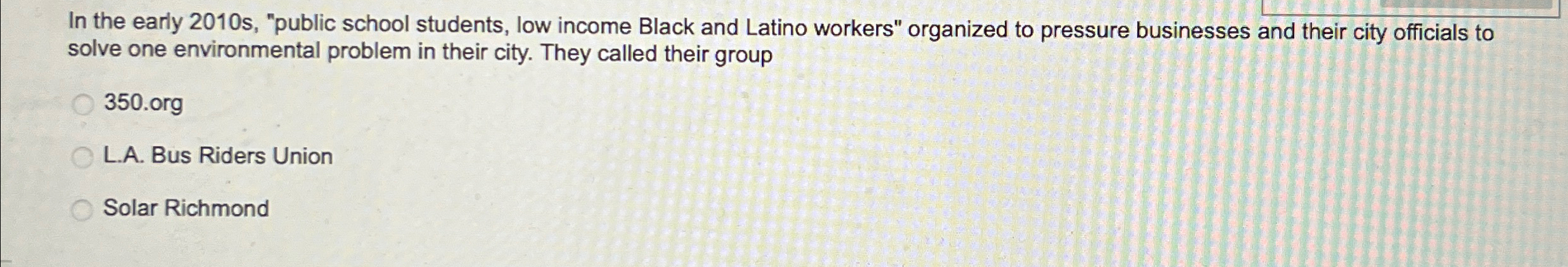 Solved In the early 2010s, ﻿"public school students, low | Chegg.com
