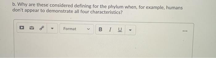 Solved a. What are the four defining characteristics of | Chegg.com