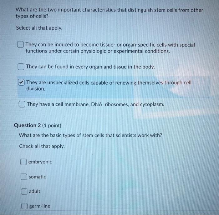 Solved What are the two important characteristics that | Chegg.com
