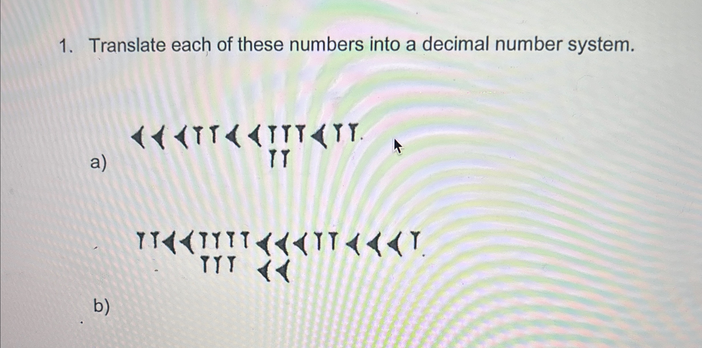 Solved Translate each of these numbers into a decimal number | Chegg.com