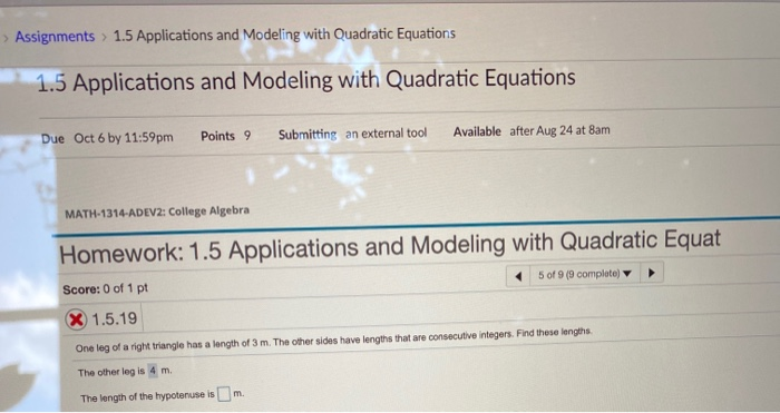 Solved > Assignments > 1.5 Applications and Modeling with | Chegg.com