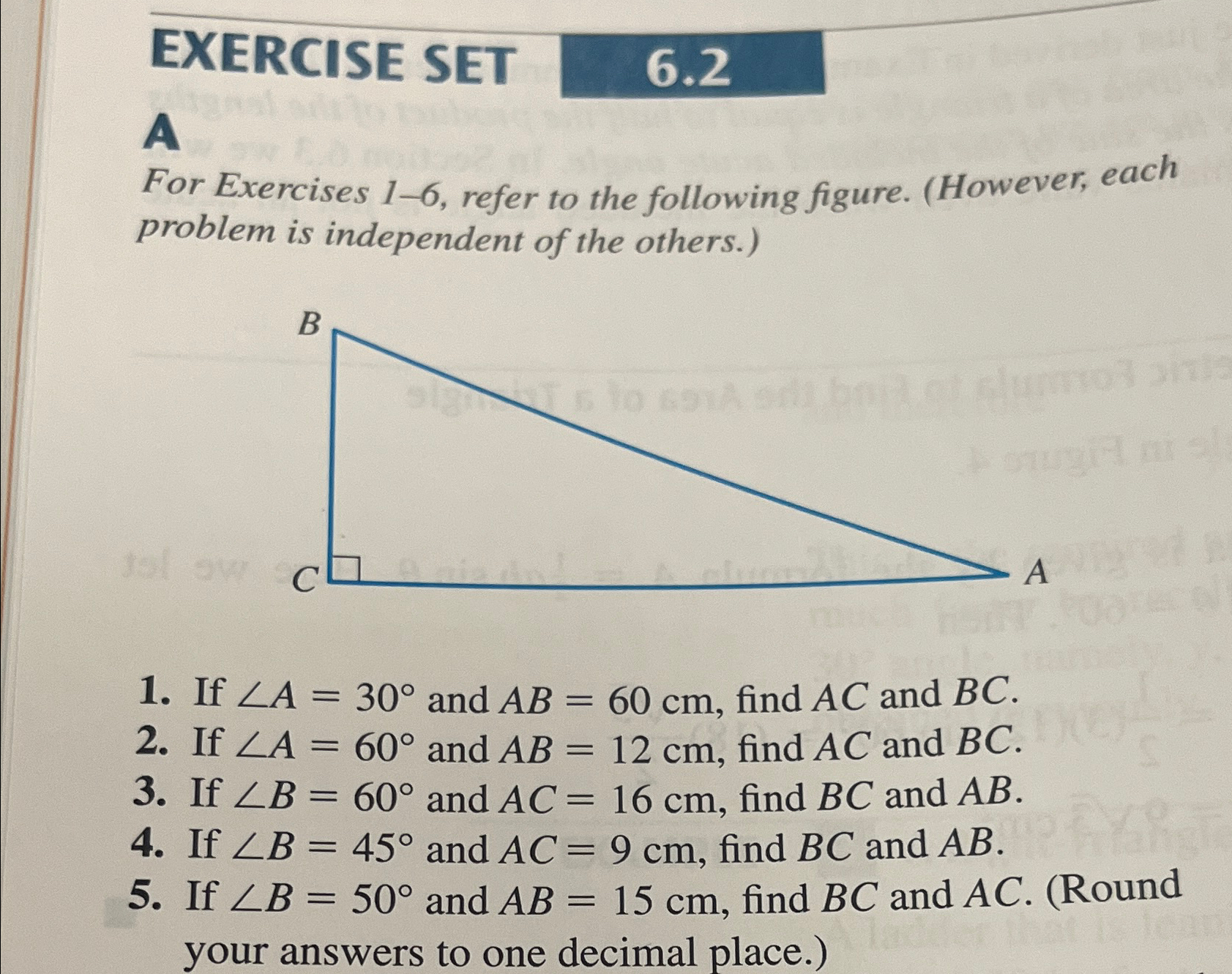 Solved EXERCISE SETAFor Exercises 1-6, ﻿refer to the | Chegg.com