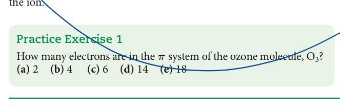 Solved Practice Exersise 1 How many electrons are-in the π | Chegg.com