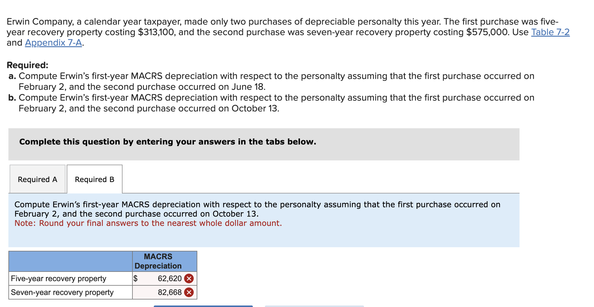 Solved Erwin Company, a calendar year taxpayer, made only | Chegg.com