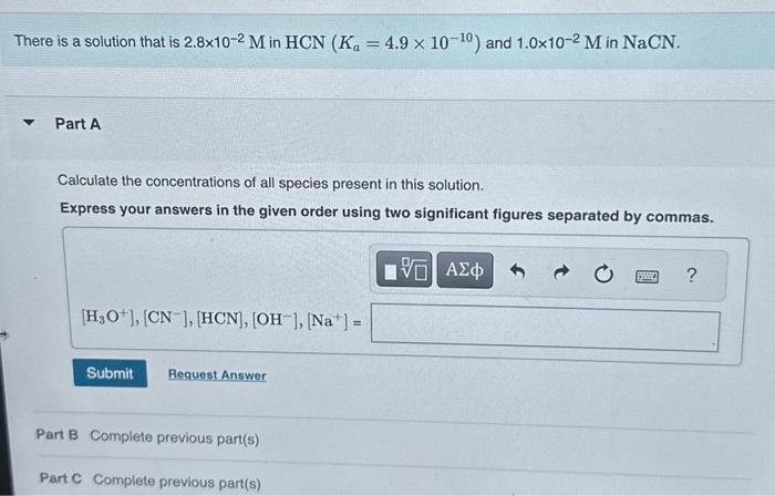 Solved There is a solution that is 2.8×10−2M in | Chegg.com
