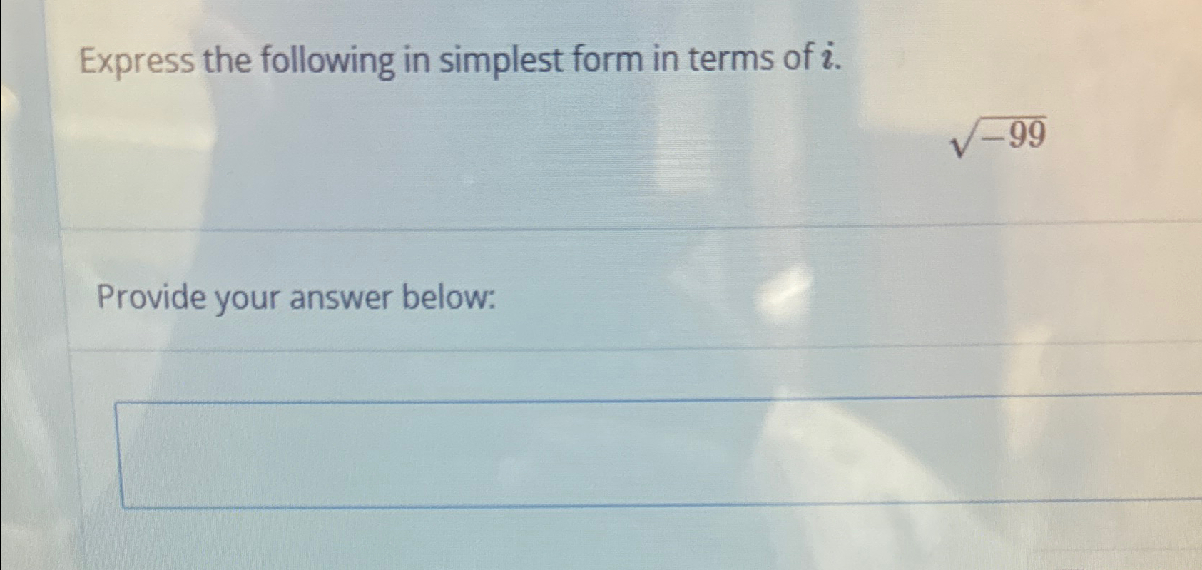 Solved Express the following in simplest form in terms of | Chegg.com