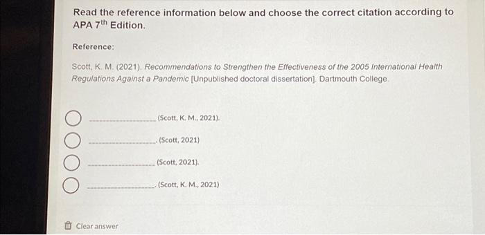 Read the reference information below and choose the | Chegg.com