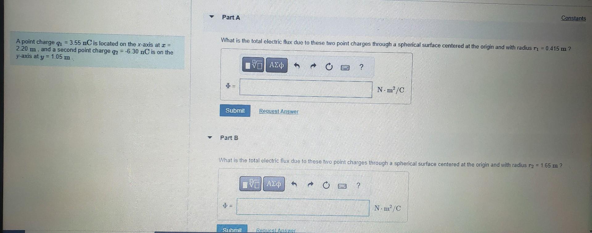 Solved A point charge q1=3.55nC is located on the x-axis at | Chegg.com