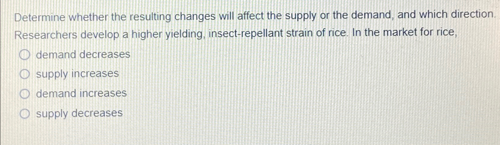 Solved Determine whether the resulting changes will affect | Chegg.com