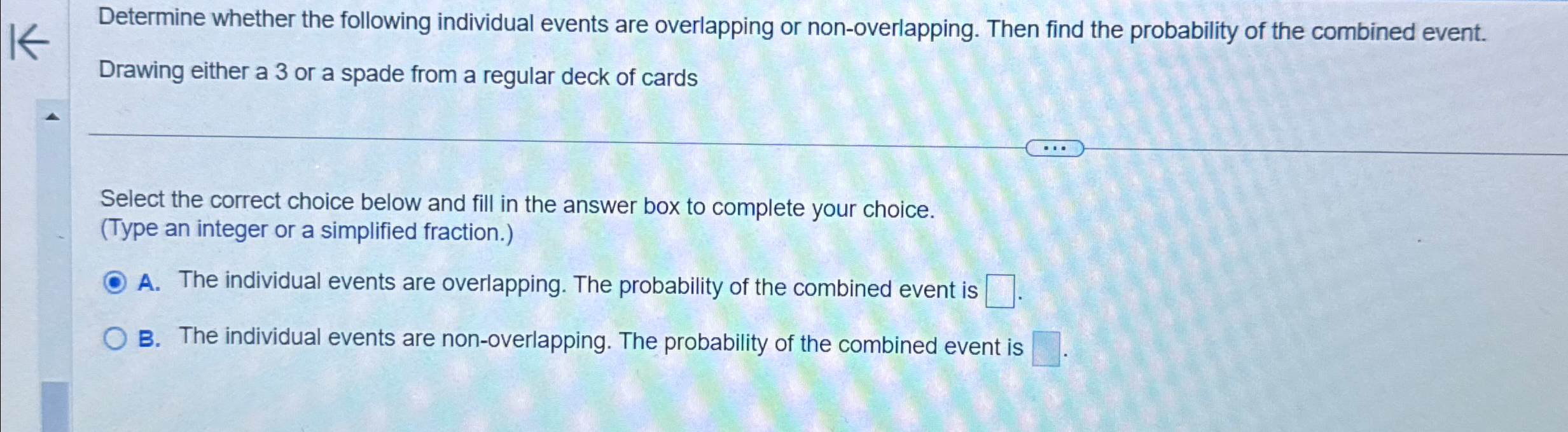Solved Determine whether the following individual events are | Chegg.com