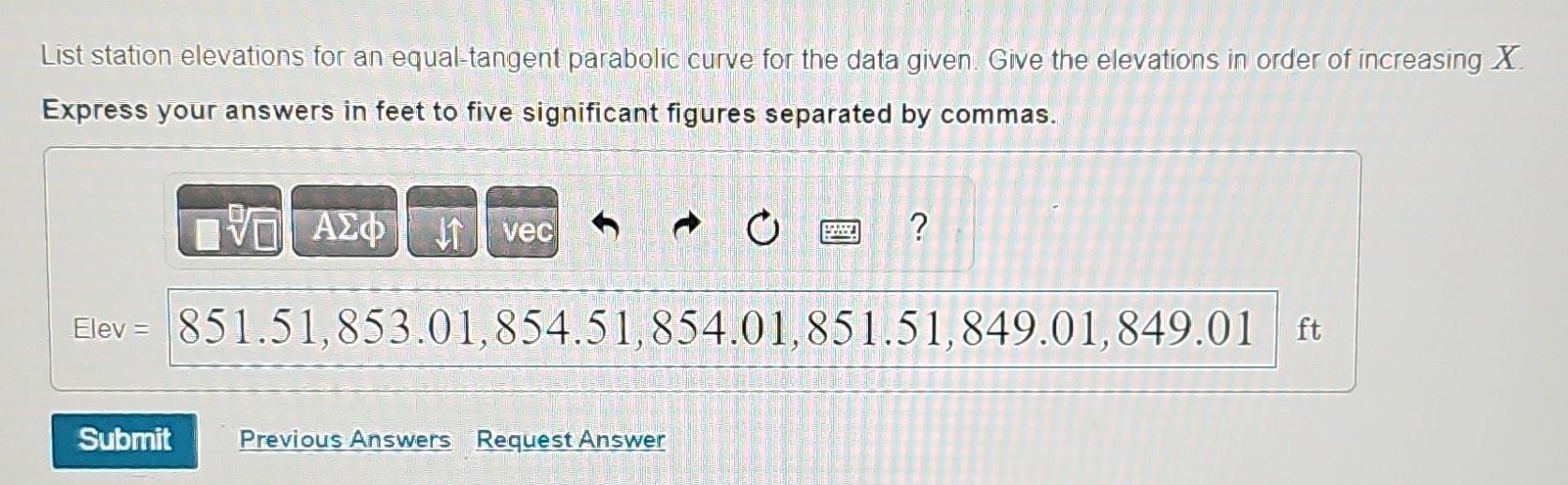 Solved A 500 -ft curve, grades of g1=+1.50% and g2=−2.50%, | Chegg.com