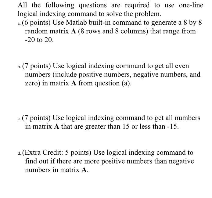 Solved All the following questions are required to use | Chegg.com
