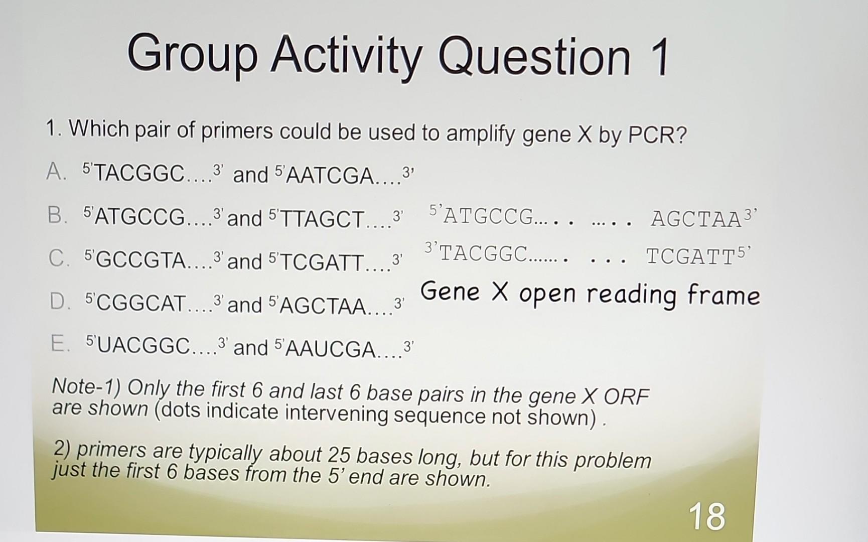 Solved Group Activity Question 2Group Activity Question 1 1. | Chegg.com