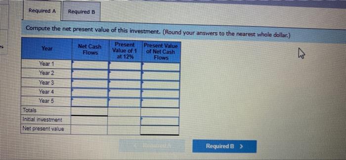 Solved Check my work 1 Exercise 11-7 (Algo) Net present | Chegg.com
