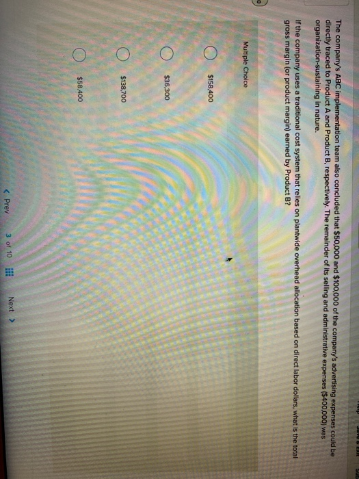 Solved COTB MC Qu. 7-67 (Algo) In its first year of | Chegg.com