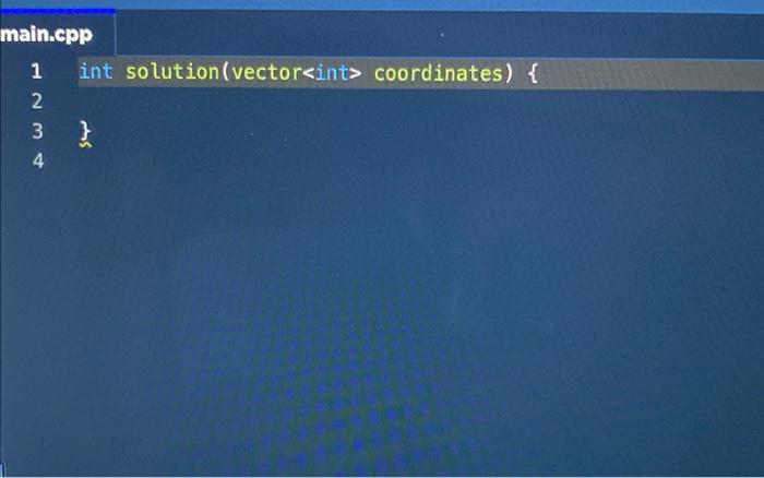 Solved (1) Codewriting Consider several points lying on a | Chegg.com