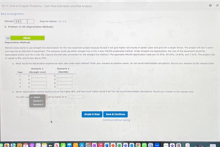 Solved 5. Problem 11-os (Depreciation Methods) Depreciation | Chegg.com