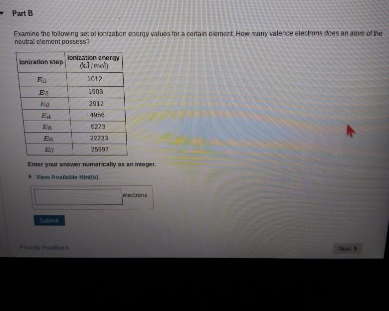 Solved Based on position in the periodic table and electron | Chegg.com