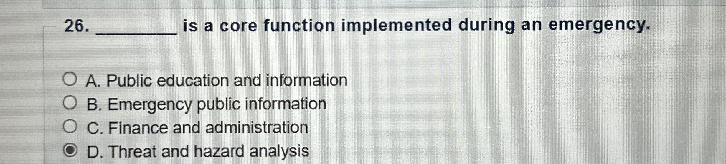 Solved ﻿is a core function implemented during an | Chegg.com