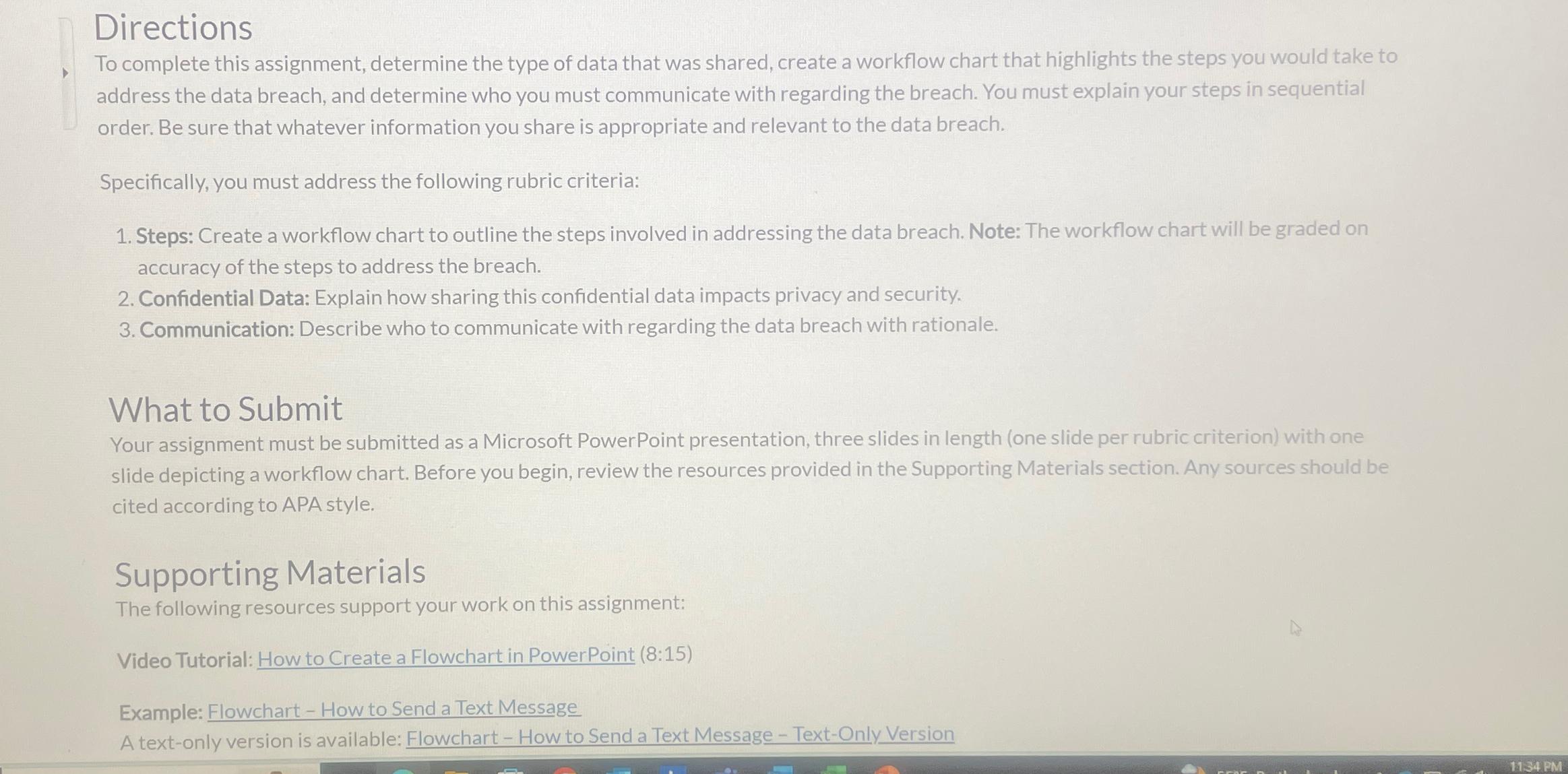 Solved DirectionsTo complete this assignment, determine the | Chegg.com
