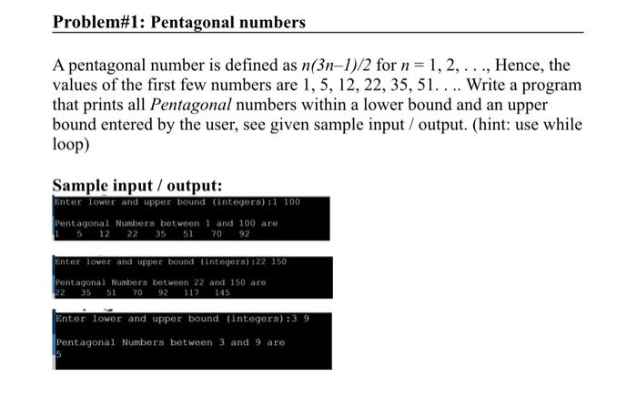 Solved Exercise 4 Draw A Pattern Write A Program That 3954