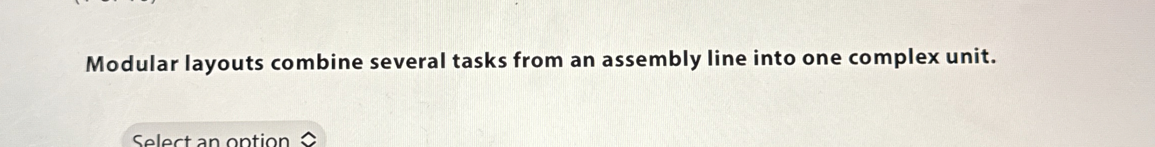 Solved Modular layouts combine several tasks from an | Chegg.com