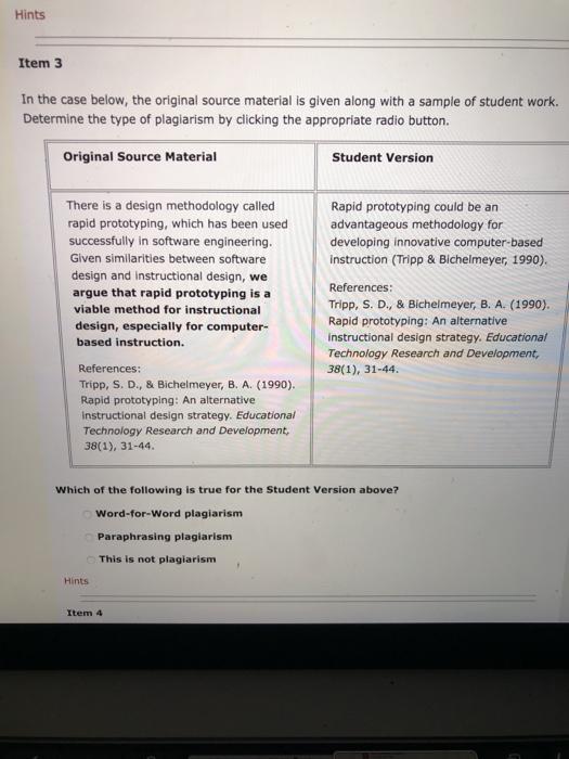 Solved Hints Item 3 In the case below, the original source | Chegg.com