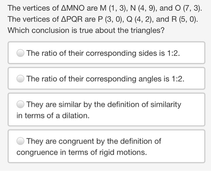Solved doing these practice problems for my geometry class | Chegg.com