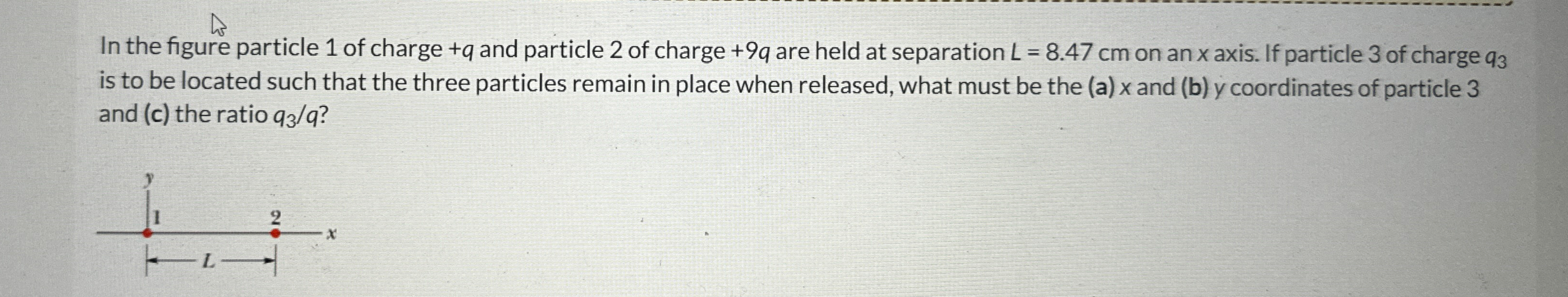 Solved In the figure particle 1 ﻿of charge +q ﻿and particle | Chegg.com