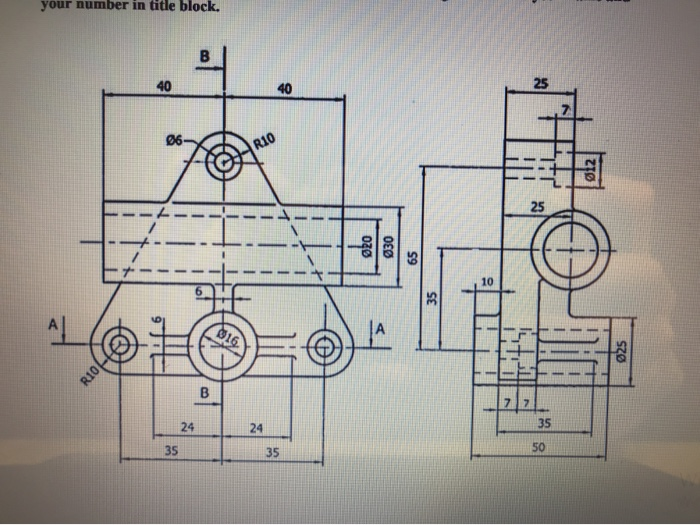 Solved RES107E TECHNICAL DRAWING HOMEWORK The front and left | Chegg.com