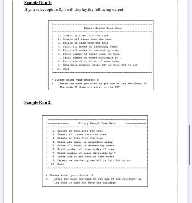 Solved LAB EXERCISE: (70 Minutes) BST Implementation using | Chegg.com