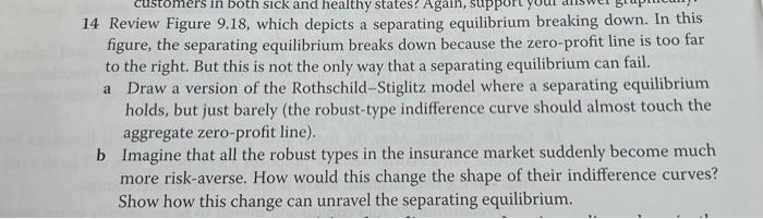 Solved 14 Review Figure 9.18 , which depicts a separating | Chegg.com