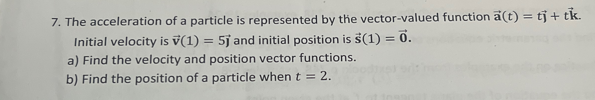 Solved The acceleration of a particle is represented by the | Chegg.com