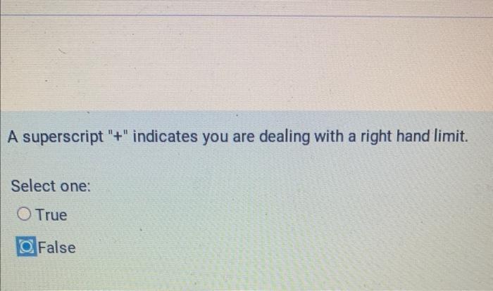 Solved A superscript " + " indicates you are dealing with a | Chegg.com