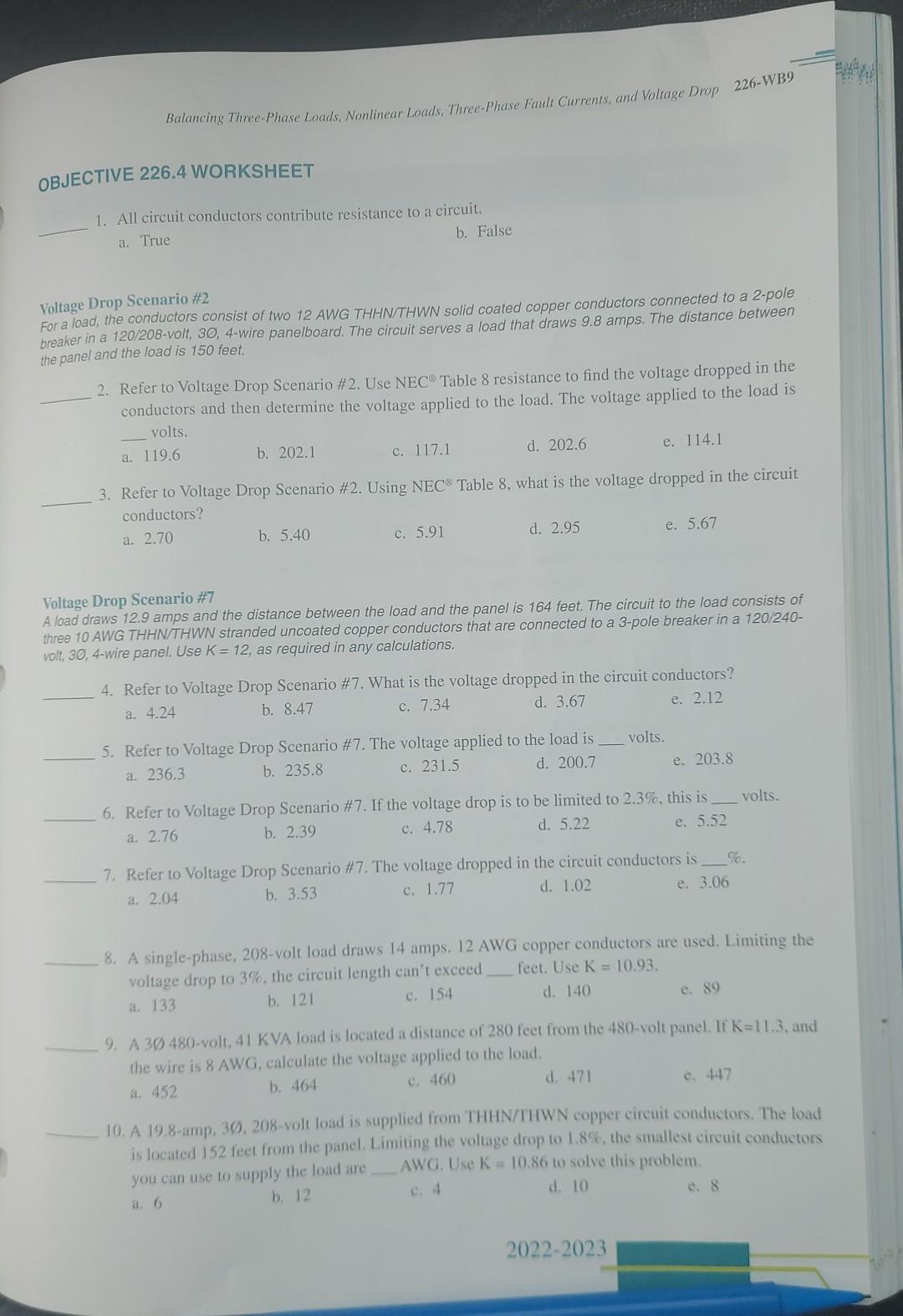 Solved Balancing Three-Phase Loads, Nonlinear Loads, | Chegg.com