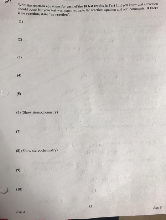 Solved Post-lab questions (alkene reactions) (1) RCH-CH2 + | Chegg.com