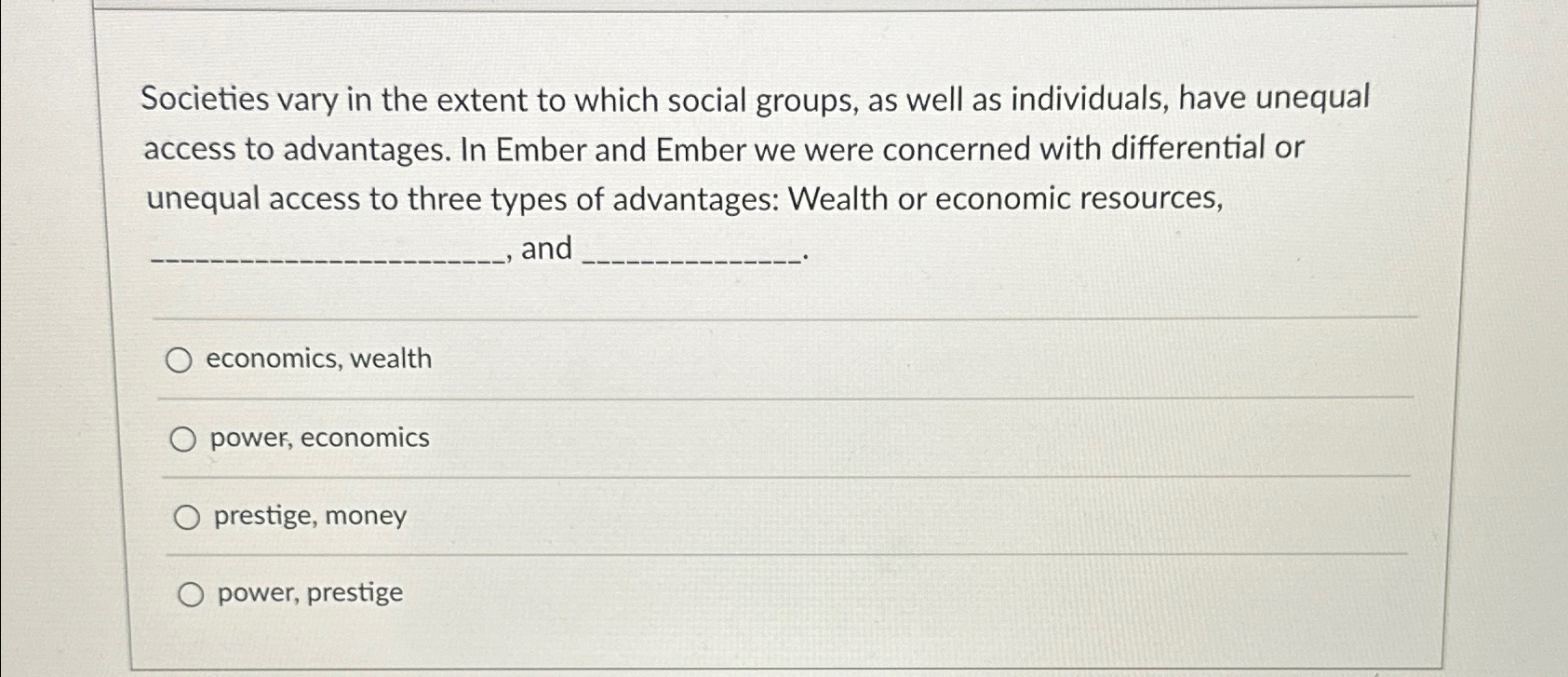 Solved Societies vary in the extent to which social groups, | Chegg.com